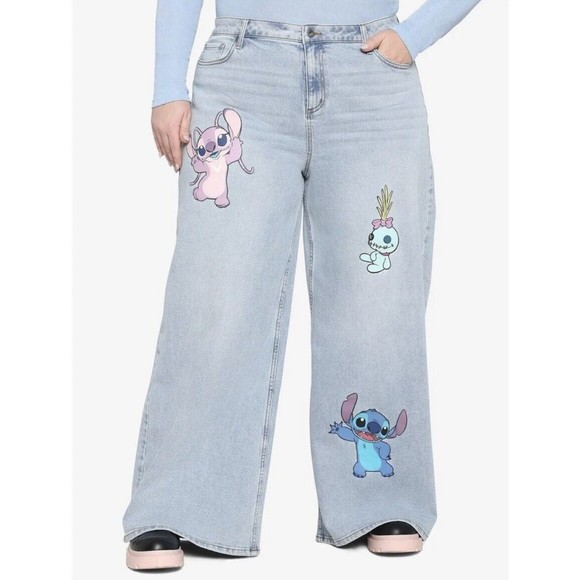 Disney | Pants & Jumpsuits | Disney Lilo And Stitch Angel Scrump ...